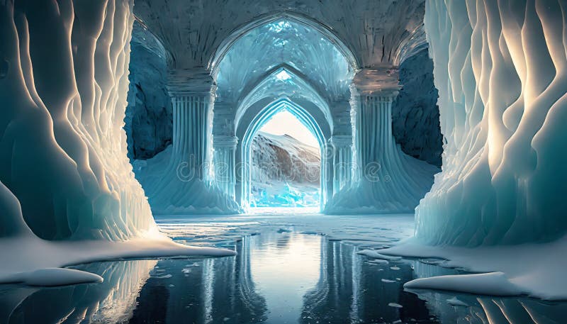 Ice hall stock illustration. Illustration of screenshot - 314671199