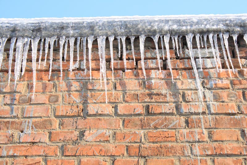 Ice hanging stock image. Image of icicle, hanging, bright - 45999787