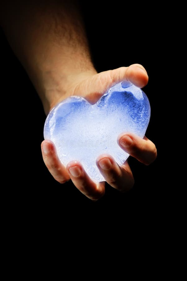 Ice heart stock image. Image of heart, freezing, transparent - 11740649