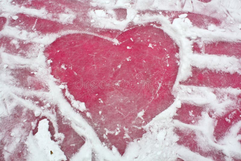 Ice heart stock photo. Image of surface, close, valentine - 12949058