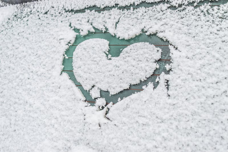 Ice hearth shape stock image. Image of love, nature, forest - 70824329