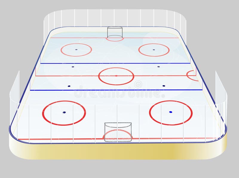 Ice hockey field stock illustration. Illustration of stadium - 9161799