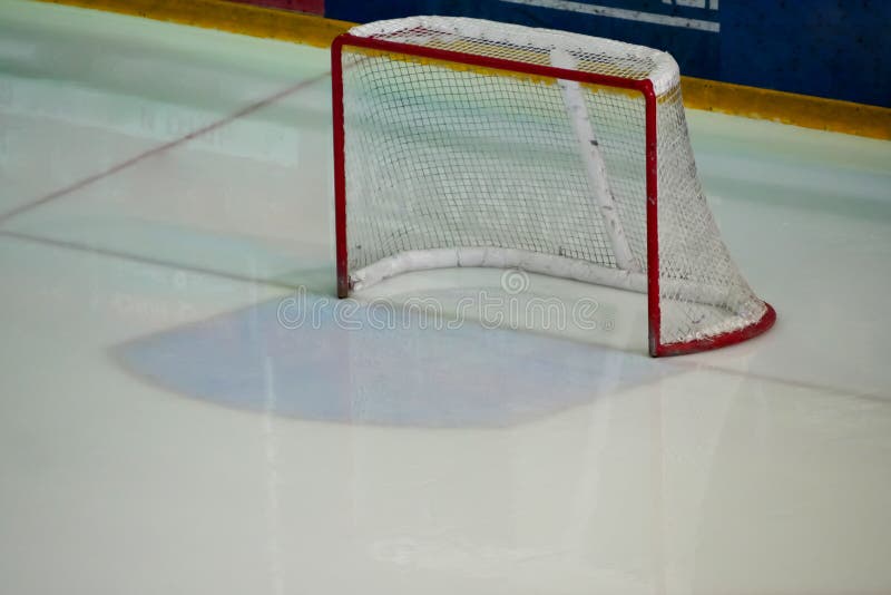 Ice hockey gates stock photo. Image of lines, area, play - 257912570