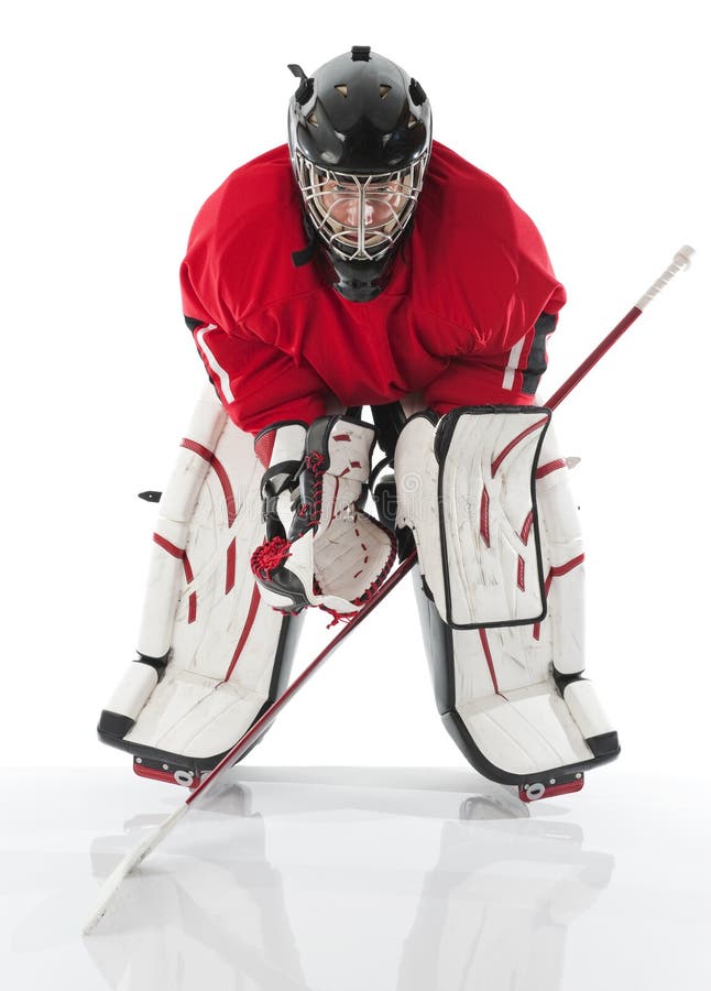 Ice hockey goalie stock photo. Image of background, goal - 14423682