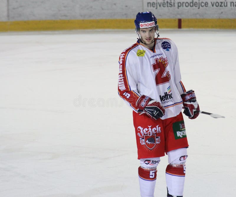 Ice hockey player editorial photography. Image of republic - 12676047