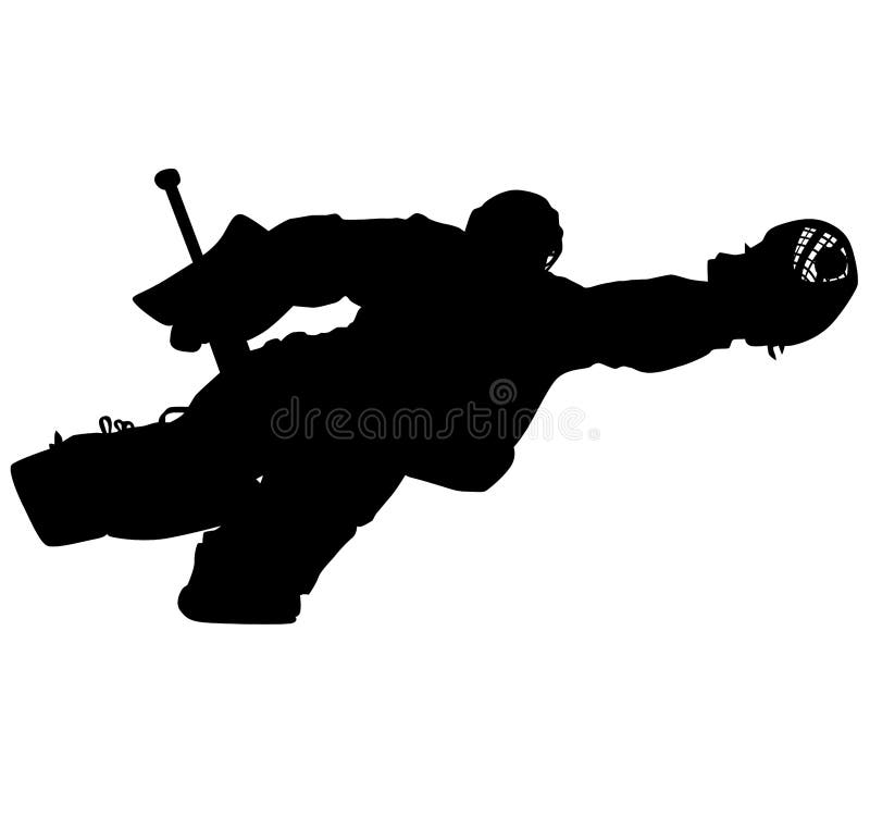 Ice Hockey Player Goaltender, Goalie in Full Goalkeeper Equipment ... Ice Hockey Player Goaltender, Goalie in Full Goalkeeper Equipment ...