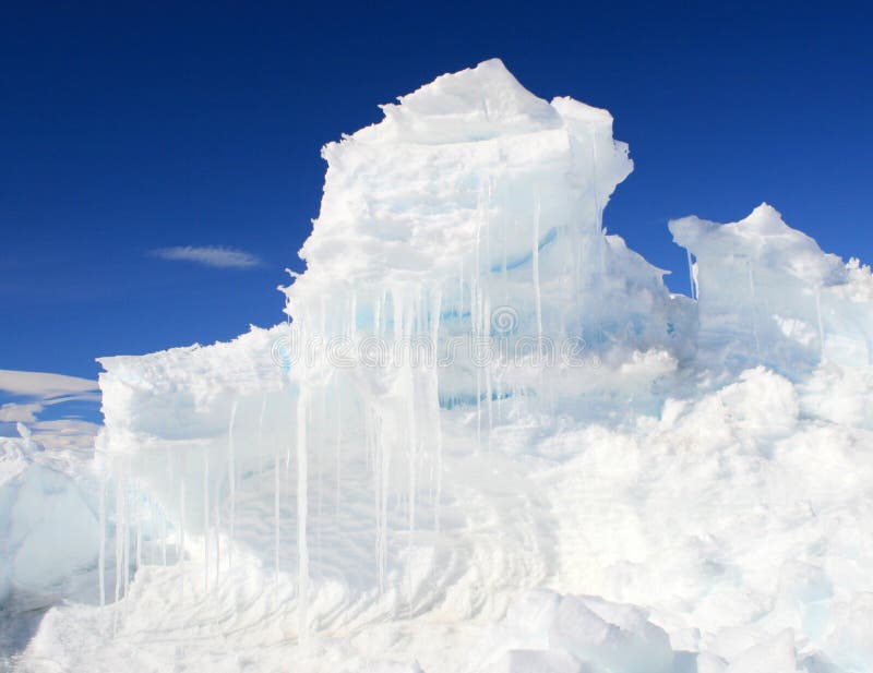 An ice hummock stock image. Image of cold, block, antarctic - 13857763