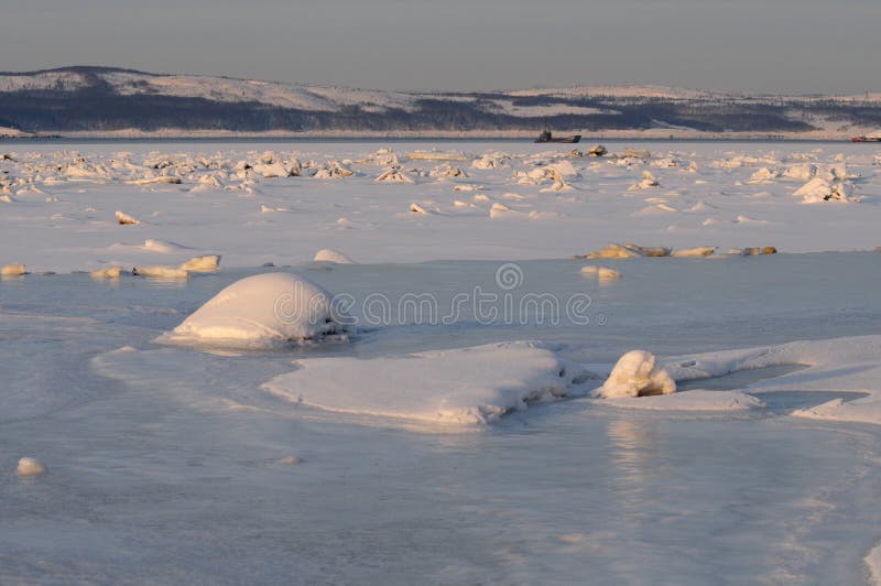 The ice hummock stock photo. Image of regions, mountains - 18882410