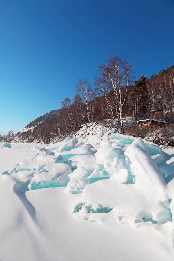 Ice hummocks stock image. Image of horizon, vertical - 27513903