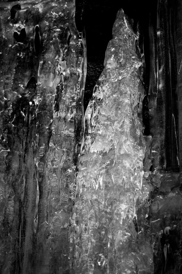 Ice, icicles in water stock photo. Image of north, isolated - 141962152
