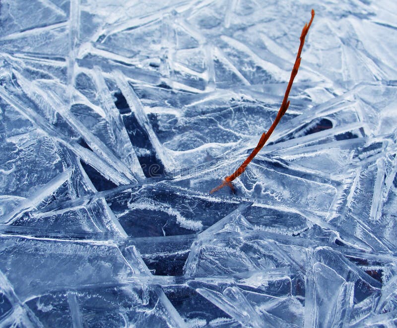 Ice and its reflection stock image. Image of reflection - 15110289