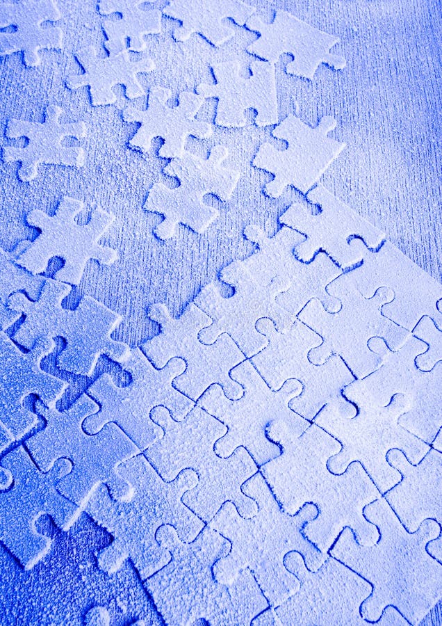Ice jigsaws stock image. Image of color, connect, business - 2977789