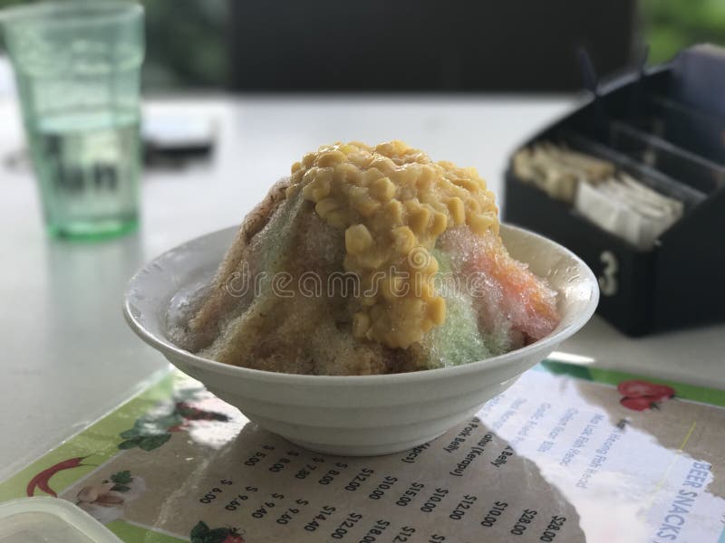 Ice Kachang stock image. Image of singapore, food, dessert - 118410001