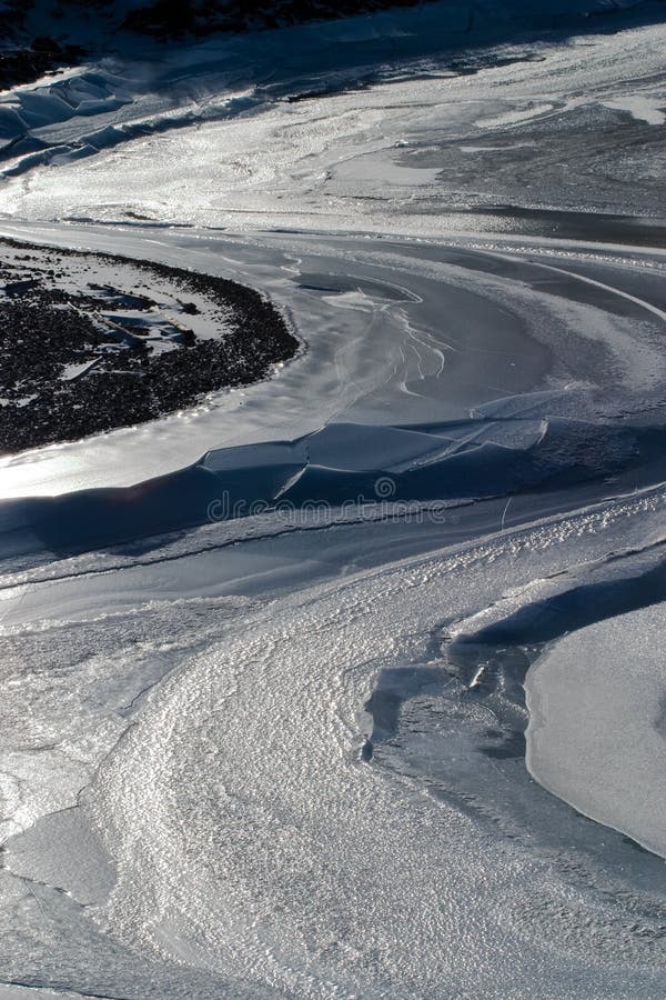 Ice on lake stock image. Image of frost, shore, surface - 13845051