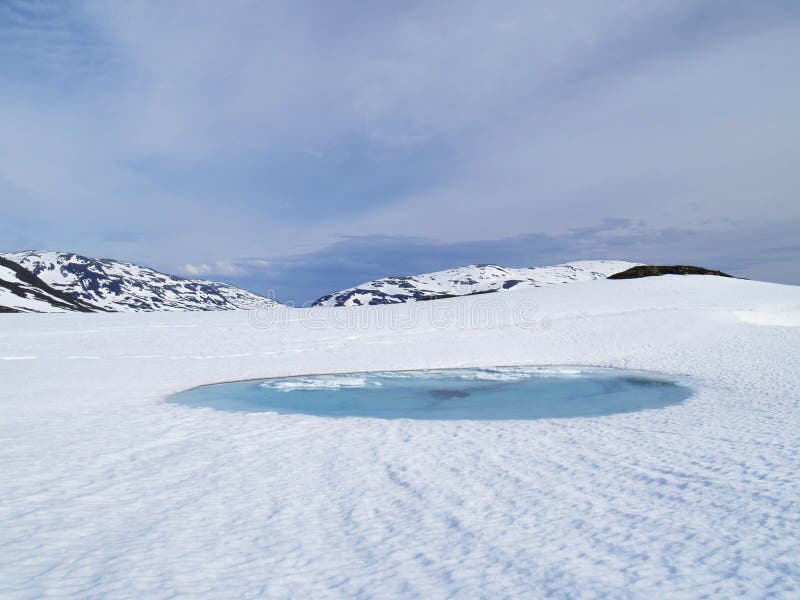 The ice lake stock photo. Image of aqua, water, snow, norway - 5534284