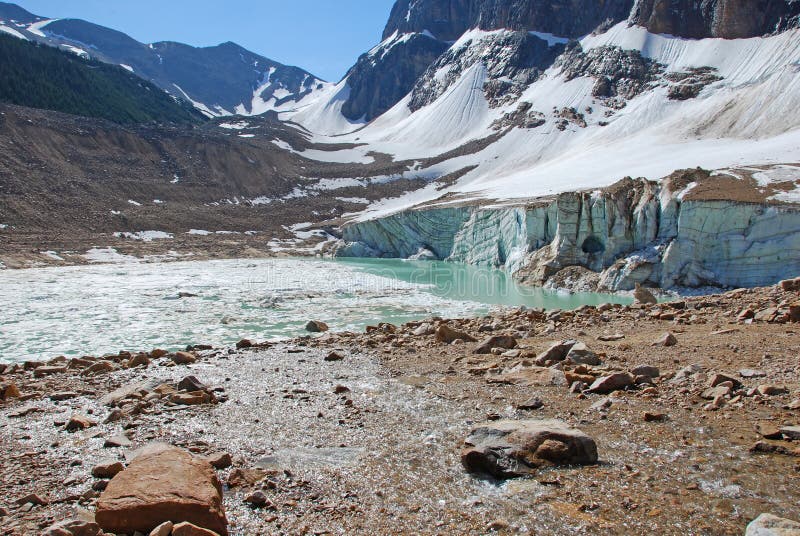 Ice lake stock image. Image of cold, canada, hiking, hike - 5792049