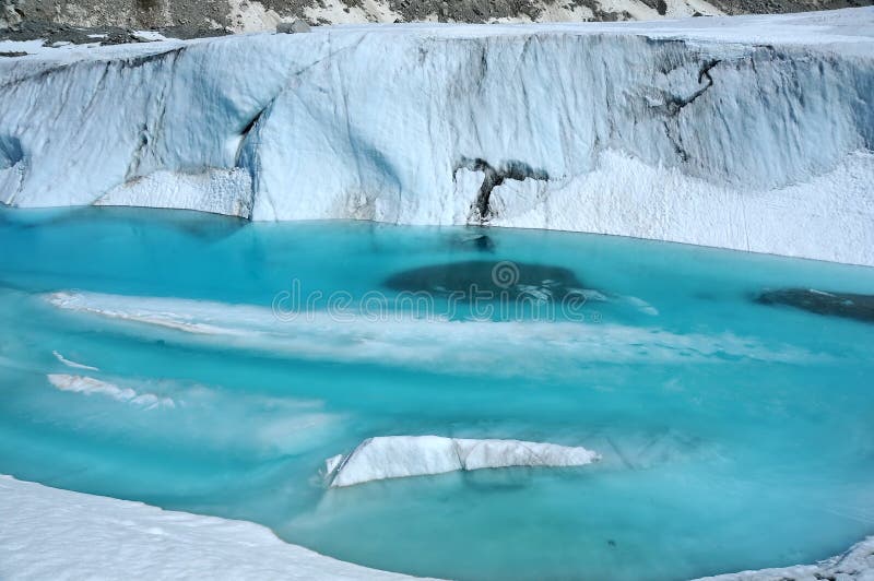 Ice lake stock image. Image of excitement, blanche, temperature - 8909107