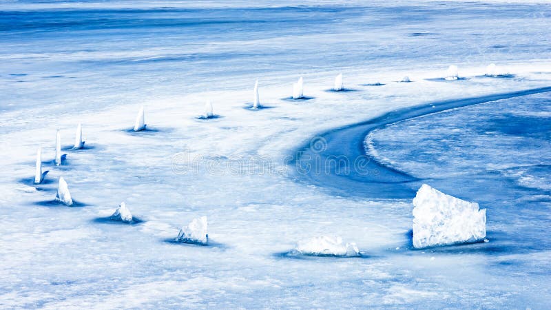 Ice curve stock photo. Image of natural, bodies, lake - 29703834