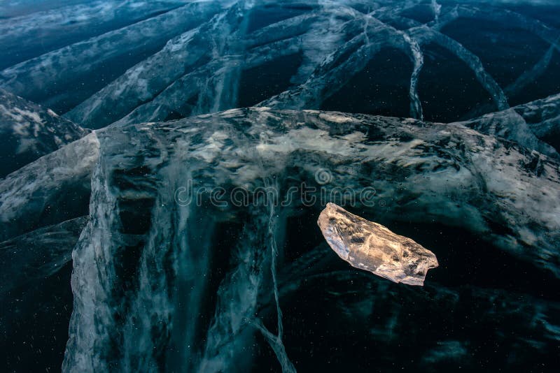 The Ice on the Lake. Russia Stock Photo - Image of arctic, lake: 167428964