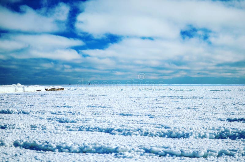 Ice landscape stock photo. Image of landscape, snow, winter - 79596444