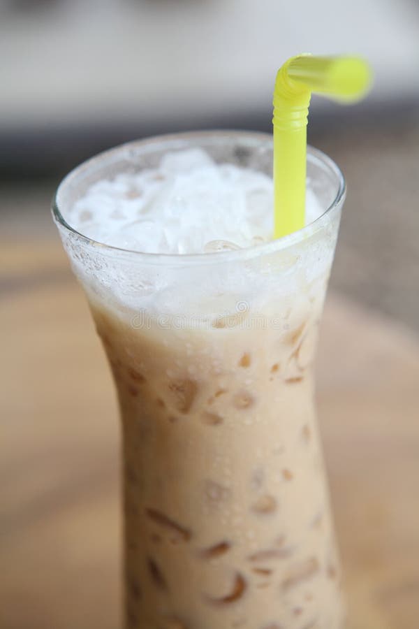 Ice latte coffe stock image. Image of cappuccino, black - 42592555