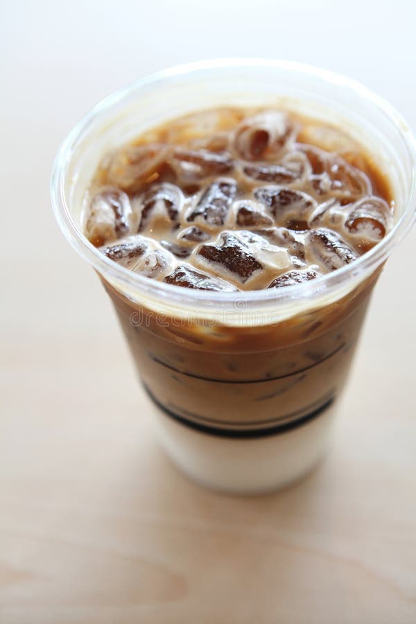 Ice latte coffe stock photo. Image of drink, caffeine - 42603686