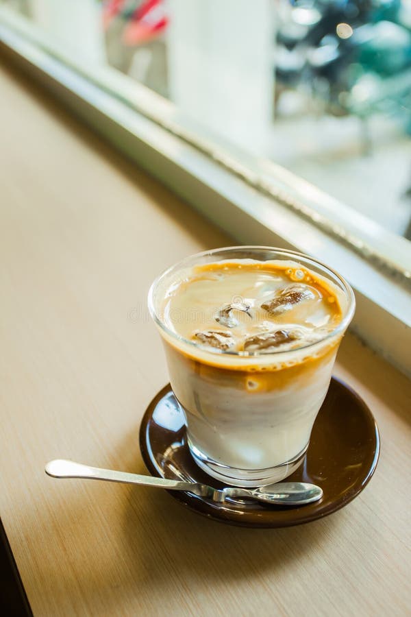 Ice Latte stock photo. Image of white, coffee, milk, closeup - 37518102