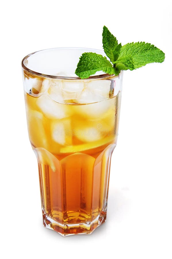 Ice lemon tea stock image. Image of lemon, drink, cold - 9716055