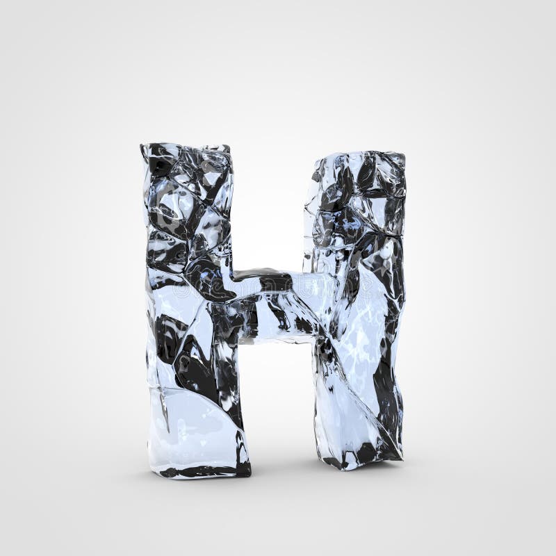 Ice Font Letter H 3d Stock Illustrations – 56 Ice Font Letter H 3d ...