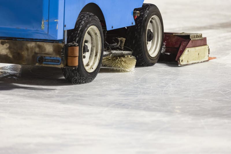 Ice leveling machine stock photo. Image of cleaner, skating - 247876642