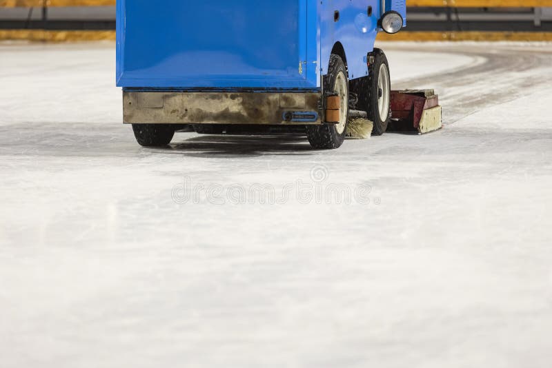 Ice leveling machine stock photo. Image of cleaner, skating - 247876642