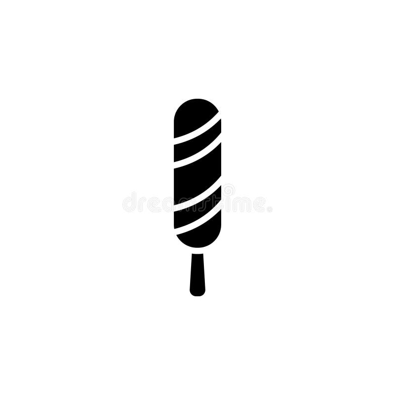 Ice Lolly, Ice Cream Icon. Simple Sign Stock Vector - Illustration of ...
