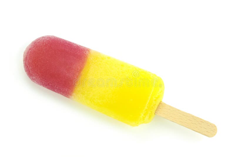 Ice Lolly Isolated on White Background Stock Photo - Image of global ...