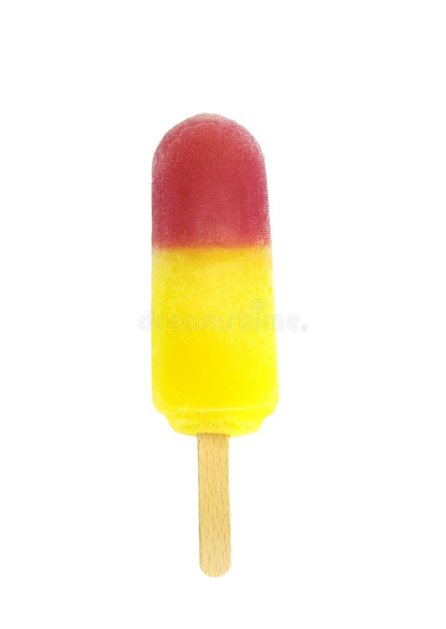 Ice Lolly Isolated on White Background Stock Photo - Image of global ...