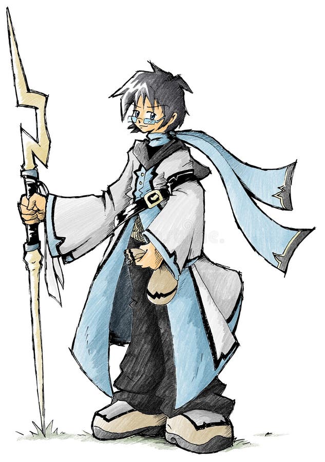 Anime Male Ice Mage