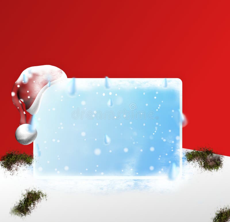 Ice melt blank stock photo. Image of icecold, christmas - 38993682