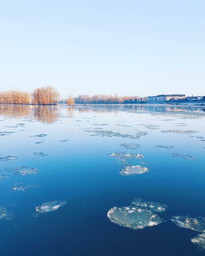 Ice melted stock image. Image of france, loire, nature - 89024083