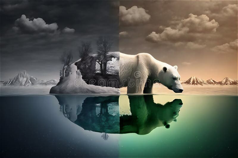 Ice Melting, Global Warming, Pollution and Climate Change Problem of ...