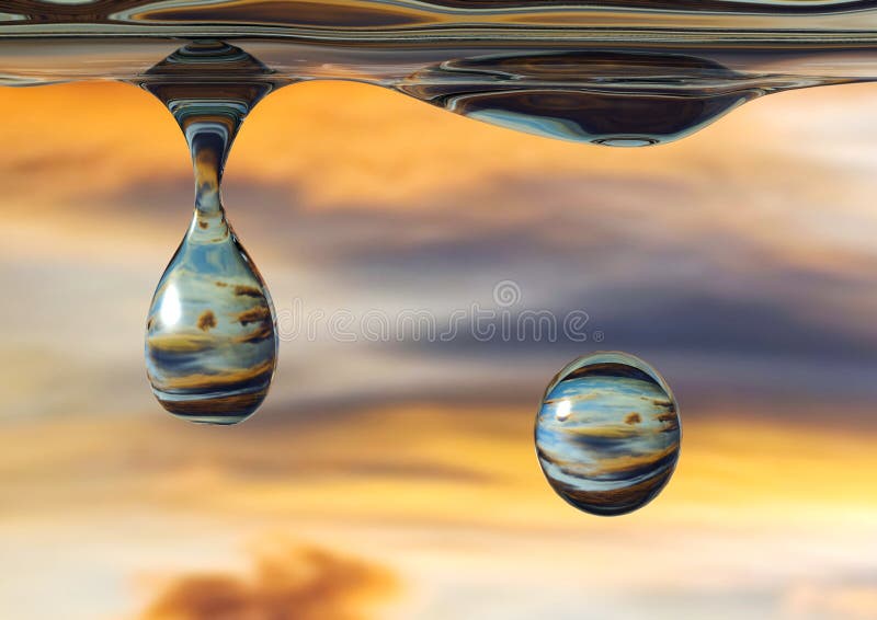 Ice melting water drops stock photo. Image of background - 12211552