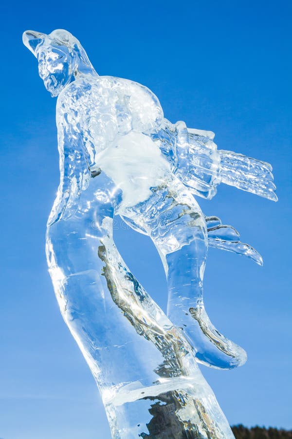 An ice mermaid figure stock image. Image of shoreline - 365309219