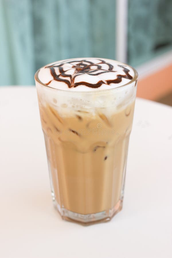 Ice mocca coffee. stock image. Image of detail, frappe - 39963253