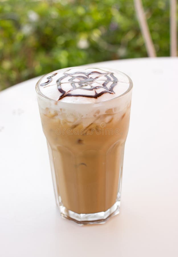 Ice mocca coffee. stock photo. Image of cream, beverage - 41083116
