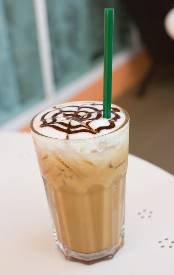 Ice mocca coffee. stock photo. Image of delicious, beverage - 43071896