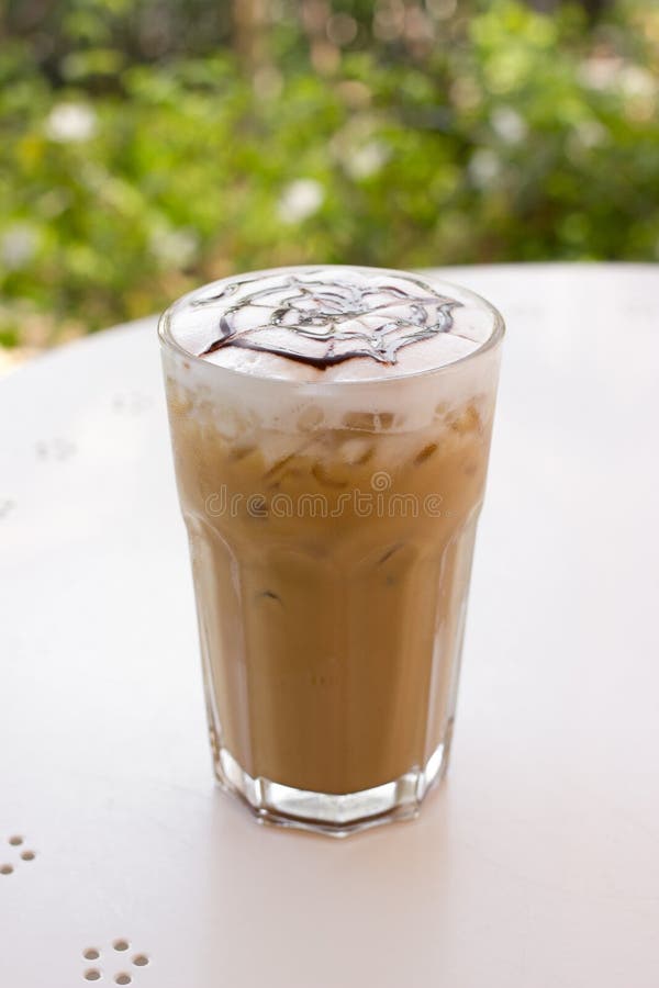 Ice mocca coffee. stock photo. Image of coffee, beverage - 46020918