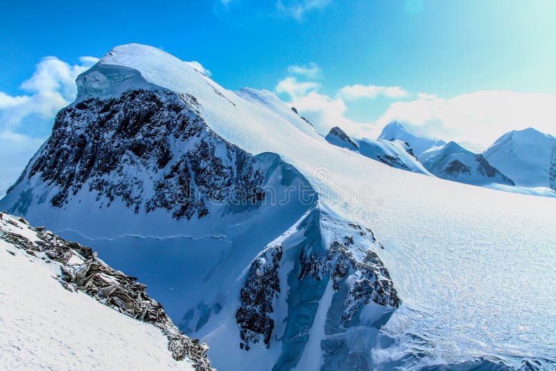 Ice mountain stock image. Image of season, clouds, europe - 53334483