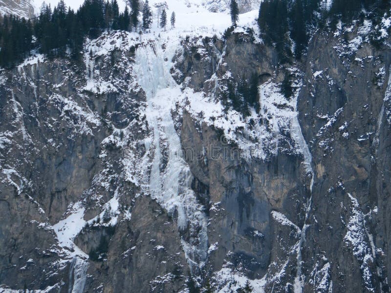 Ice mountain stock image. Image of winter, rock, freezing - 62847259