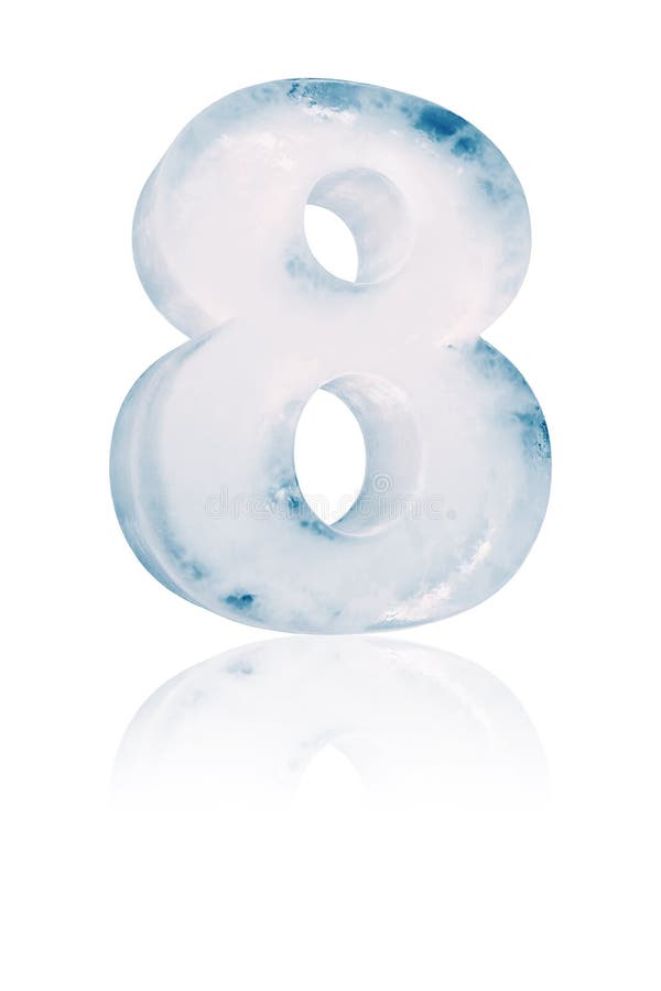 Ice Font Number Eight Stock Illustrations – 84 Ice Font Number Eight ...