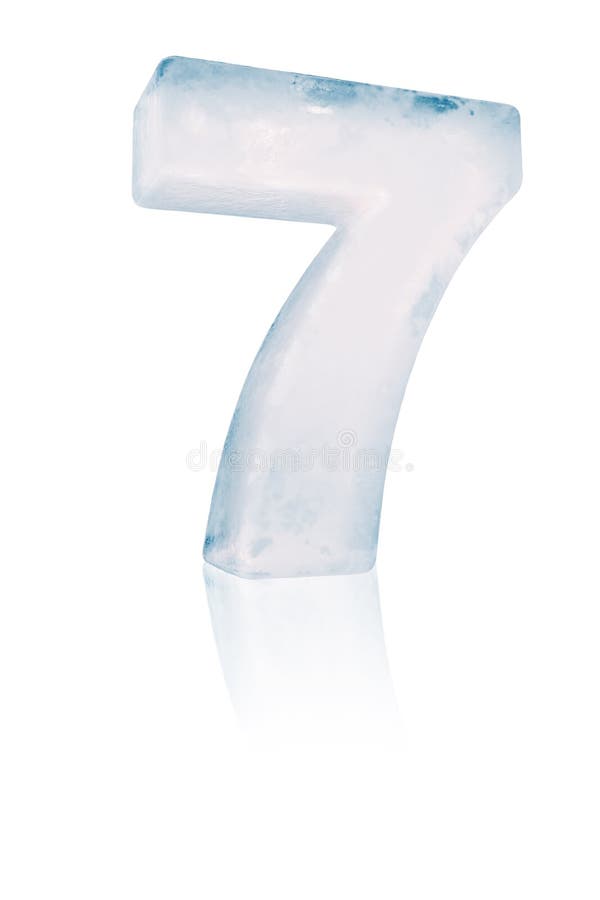 Ice Font Number Seven Stock Illustrations – 68 Ice Font Number Seven ...