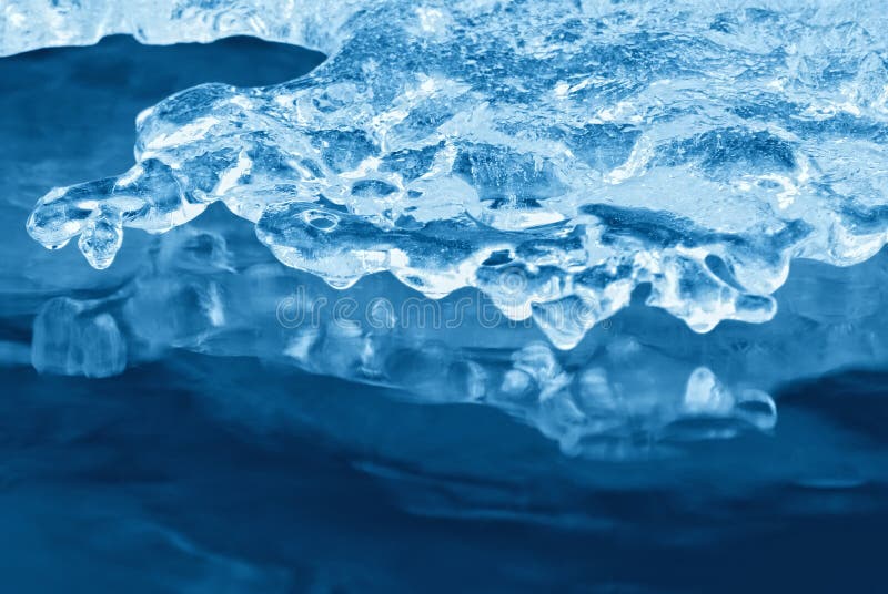 Ice over the water stock image. Image of beautiful, weather - 31730487