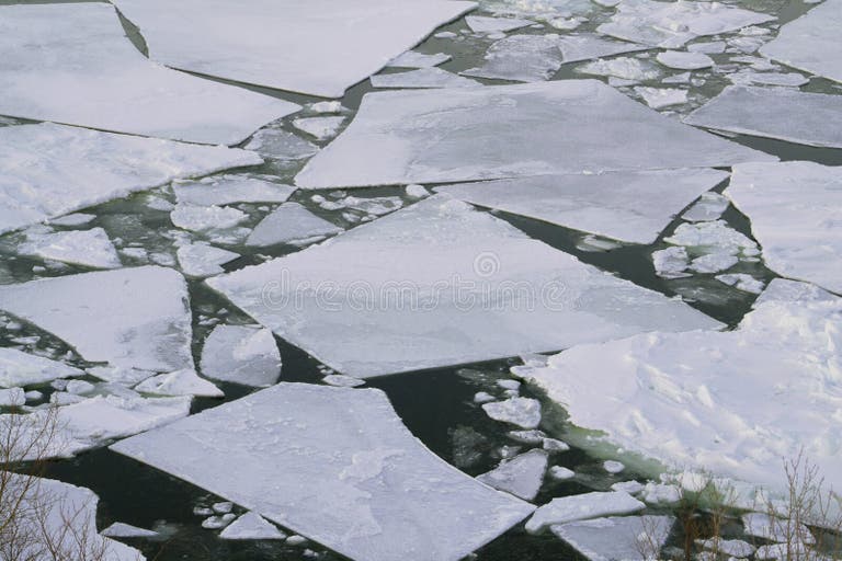 Ice Pans in the Bay stock photo. Image of beauty, ocean - 39508208